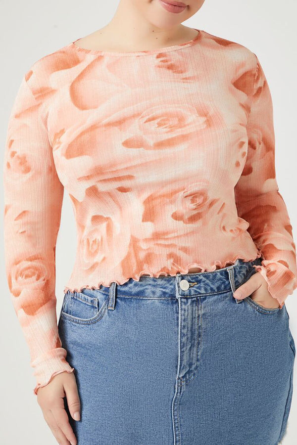 Amber Mesh top - Curvy & Stout