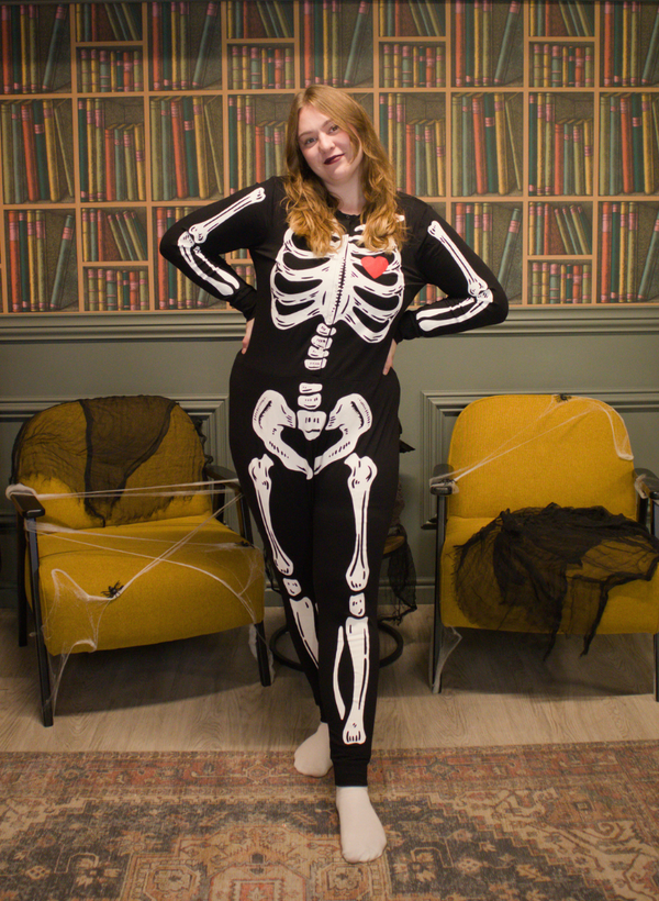 Skeleton Onesie - Curvy & Stout