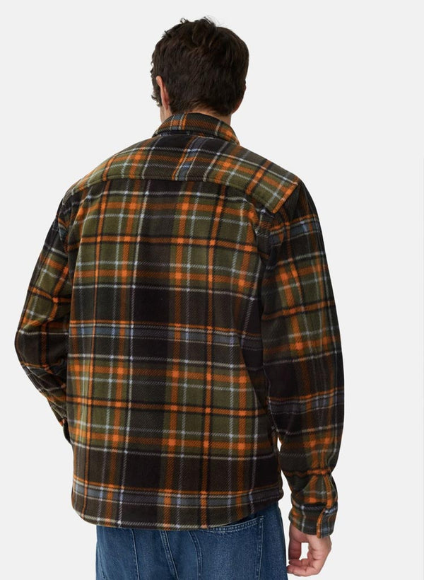 Camel Fleece Shacket - Curvy & Stout