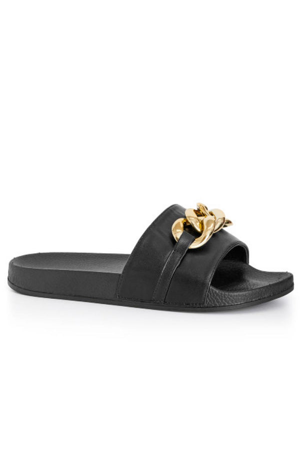 Chunky Chain Sandalar - Curvy & Stout