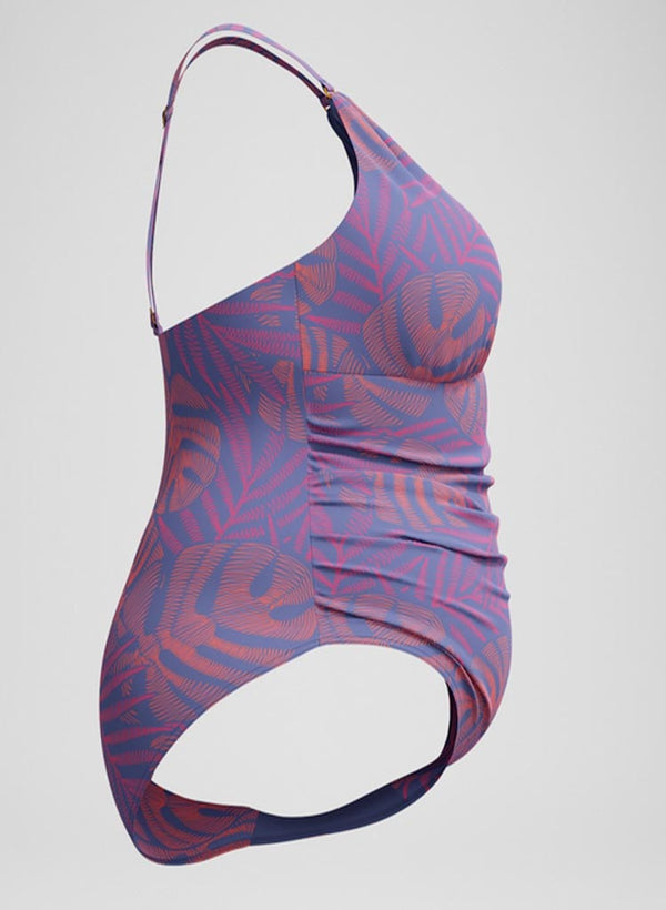 V-Shape Sundbolur - Tropic Print - Curvy & Stout