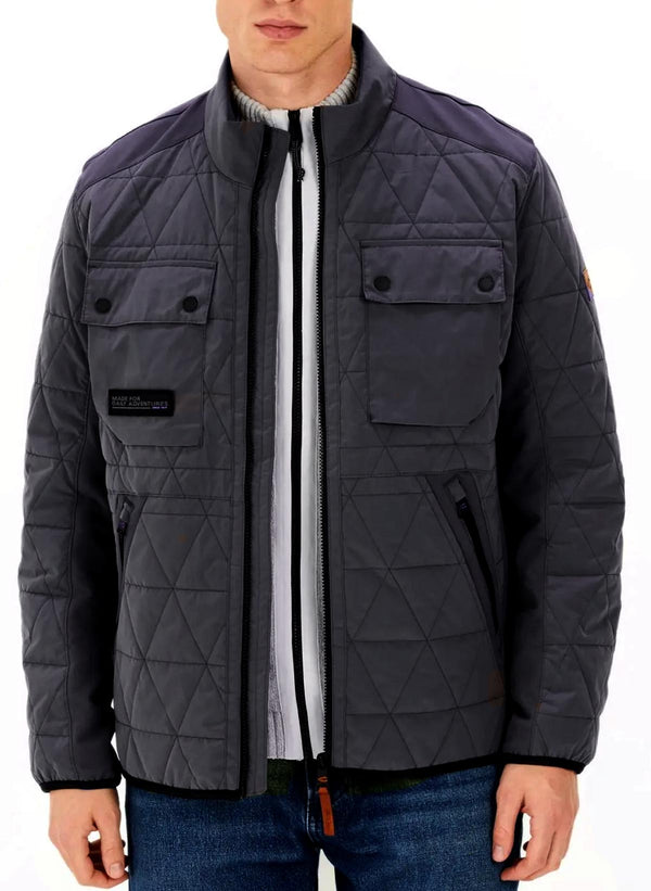 Camel Quilted Jakki - Curvy & Stout