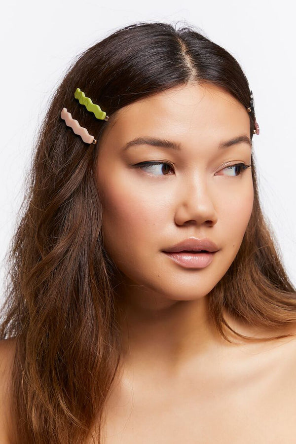 Wavy Bobby Pin Hárspennur - 5 í pakka - Curvy & Stout