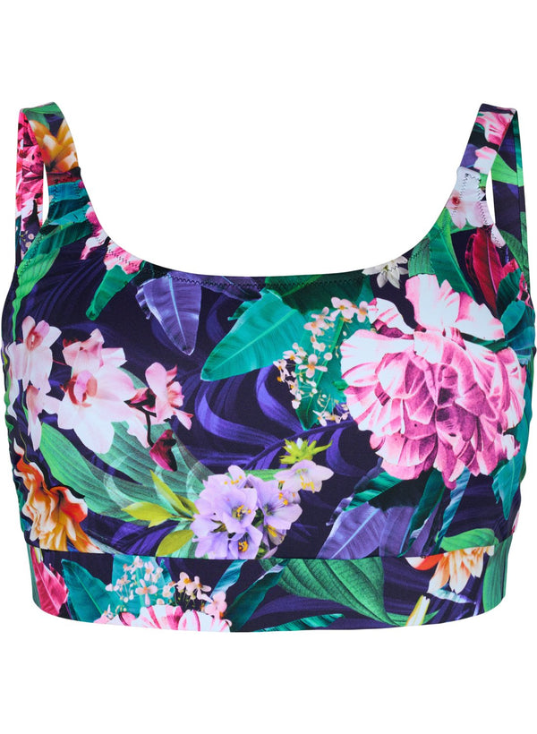 Krissa Flower Bikiní top - Curvy & Stout