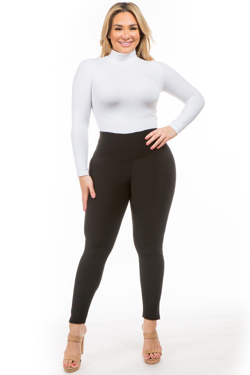 Boost-up Flís Leggings - Curvy & Stout