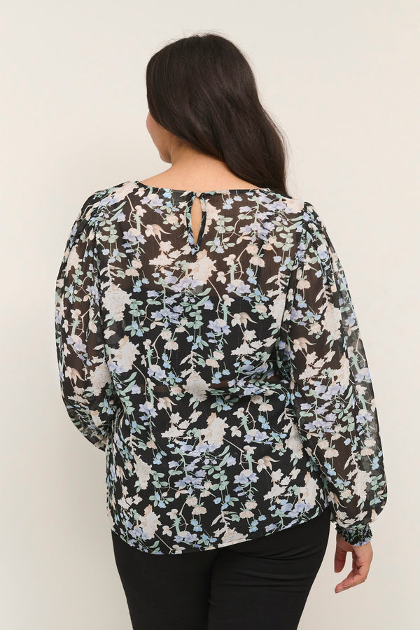 Smila Flower Blússa - Curvy & Stout