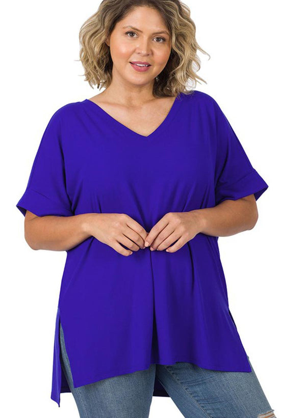 Basic Oversize Tee - Curvy & Stout